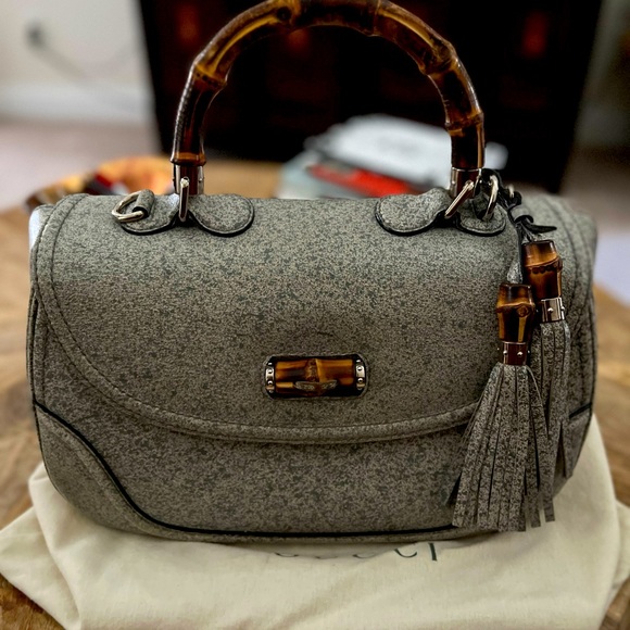 Gucci | Bags | Gucci Bamboo Top Handle Good Condition Iadore This Bag ...